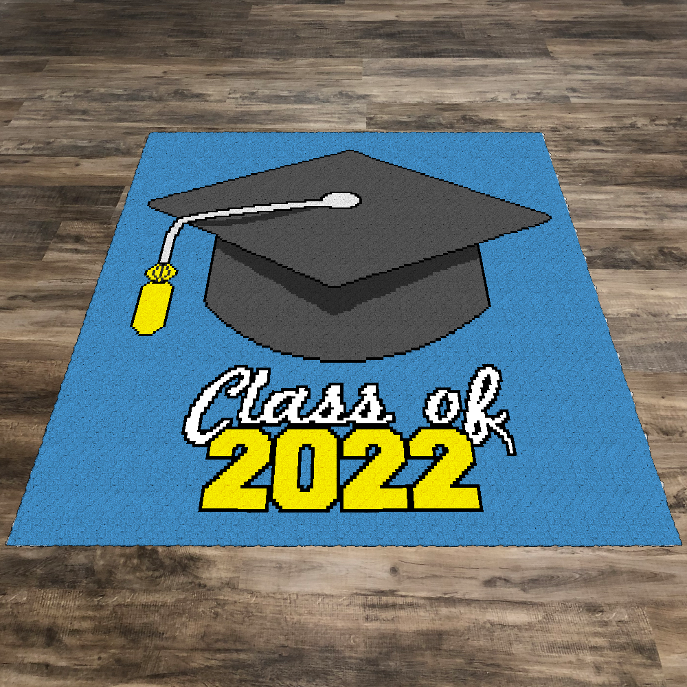 Blue Graduation Cap And Diploma 2022